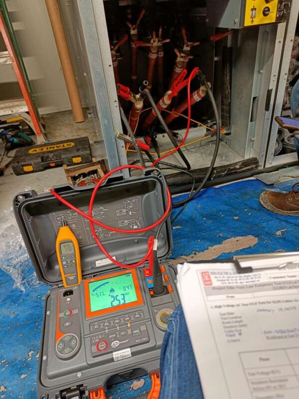 High Voltage Testing of 13.8KV Underground Cables at Palayan Binary ...