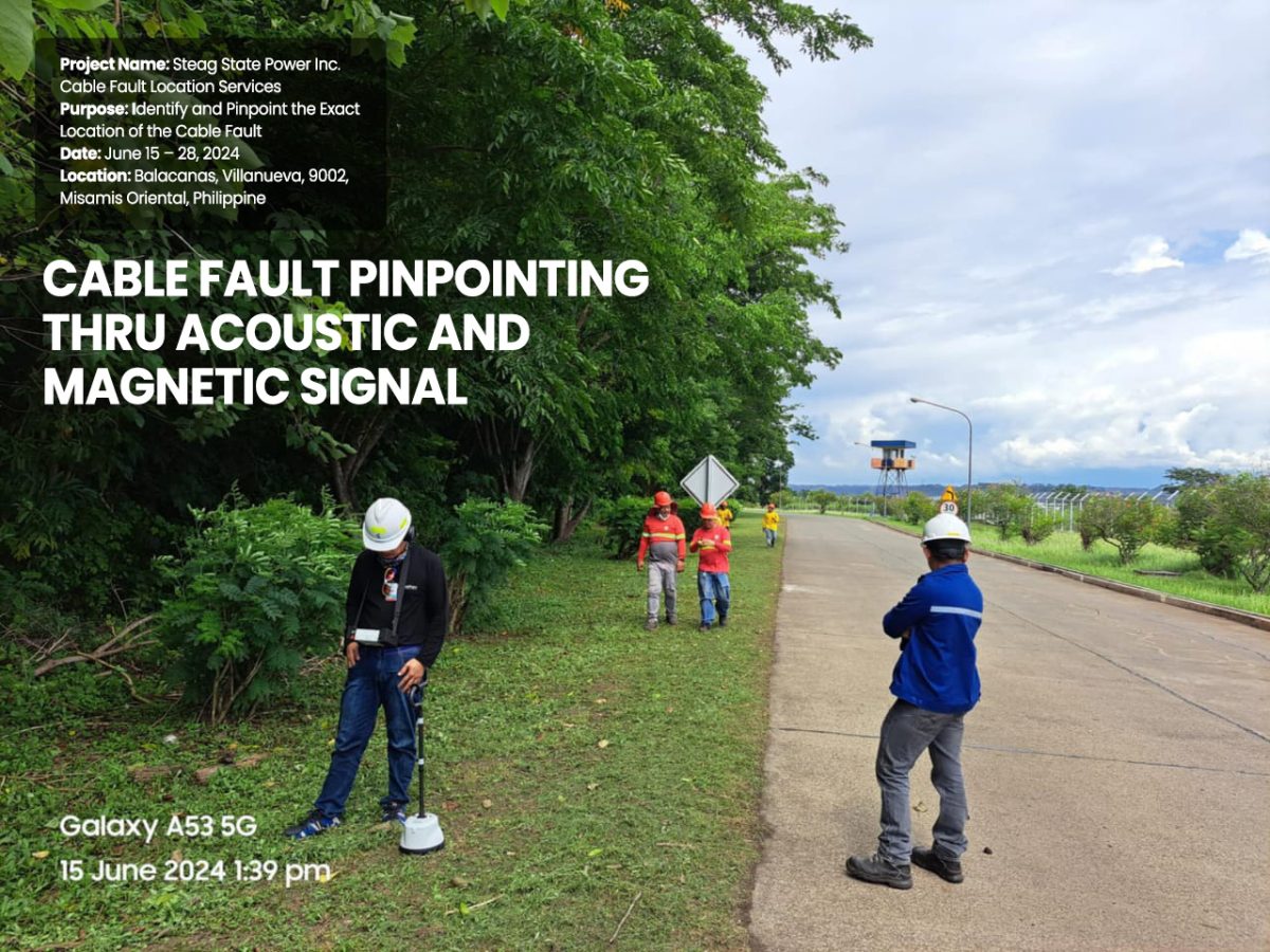 Steag State Power Inc. Cable Fault Services – West Point Engineering ...